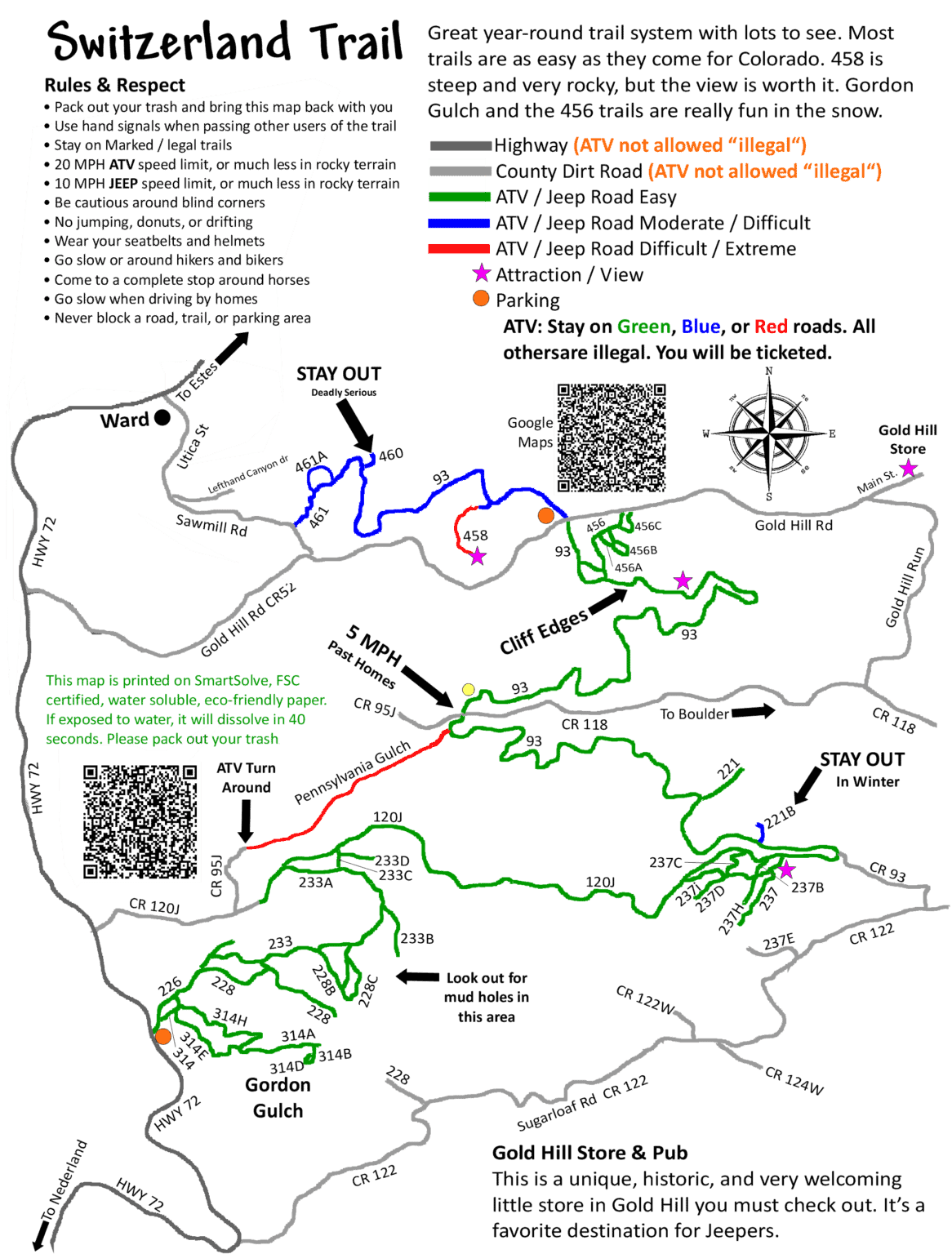 ATV Trails and Maps - Colorado Rockies | Estes Park ATV Rentals